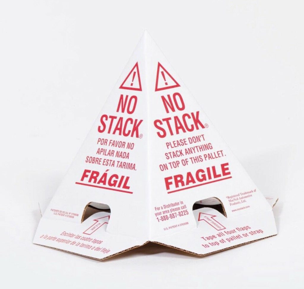 “DO NOT DOUBLE STACK” Pallet Cones – West Texas Warehouse